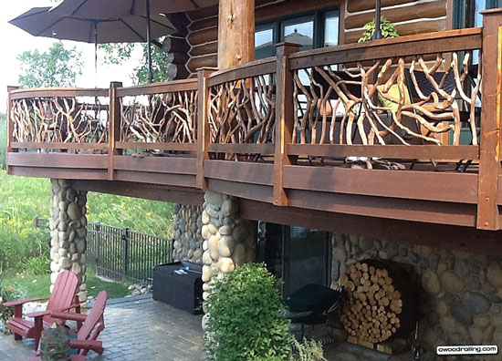 Mountain Laurel Porch Railings | Porch Railing Designs | Mountain ...