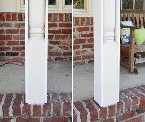 Updating Front Porch Posts | Front Porch Columns | Wood Porch Posts